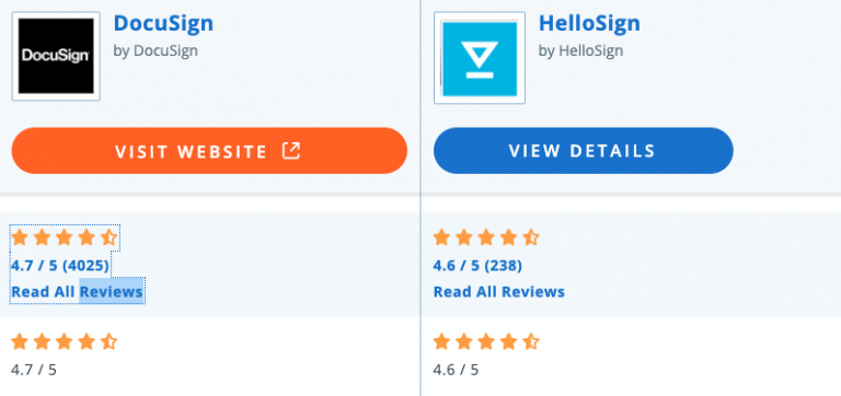 HelloSign vs. DocuSign: The Ultimate Comparison | Signaturely
