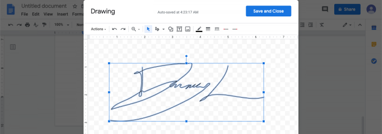 How to Sign a Document in Google Docs (Guide) | Signaturely