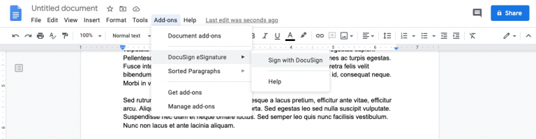 How to Sign a Document in Google Docs (Guide) | Signaturely