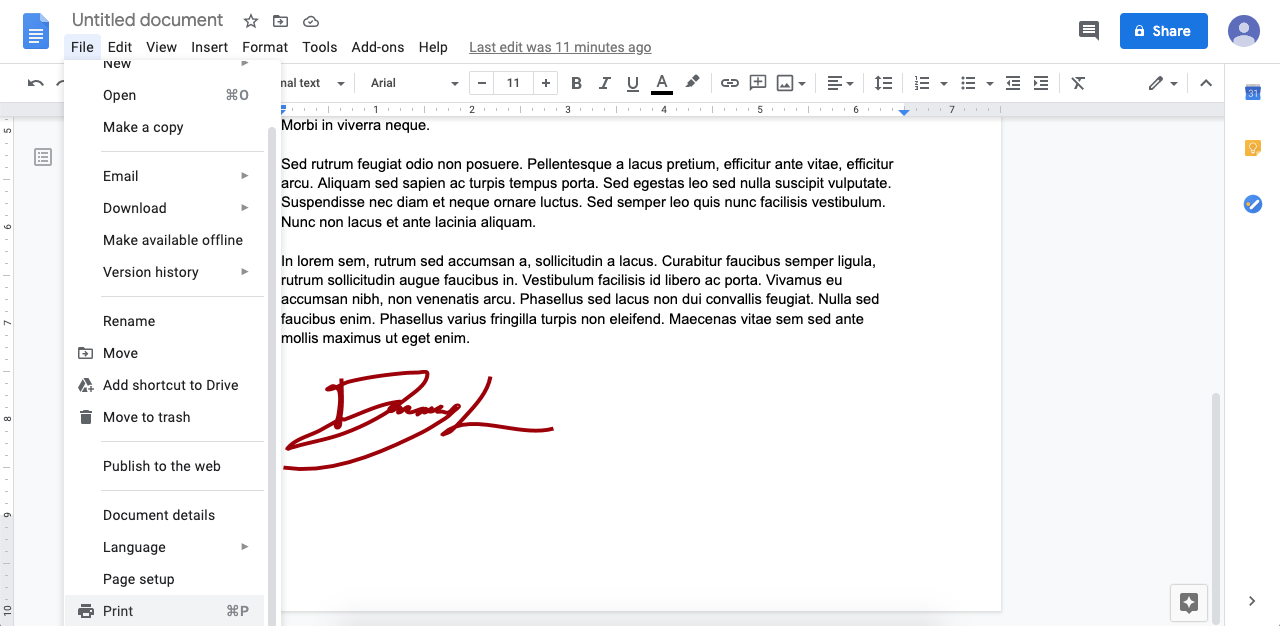 How To Sign A Document In Google Docs Guide Signaturely