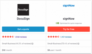 SignNow vs. DocuSign: The Best for Your Business | Signaturely