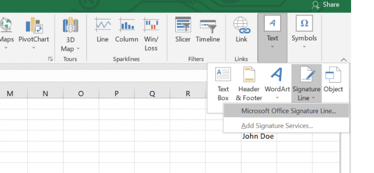 How To Insert A Signature In Excel 4 Ways To Sign It Signaturely
