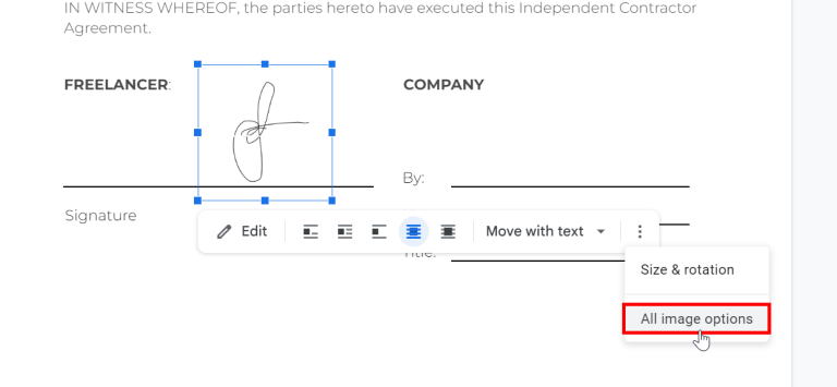 How to Insert a Signature in Google Docs (3 ways) | Signaturely