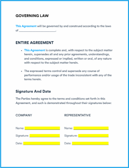 Free Profit Sharing Agreement Template For Download