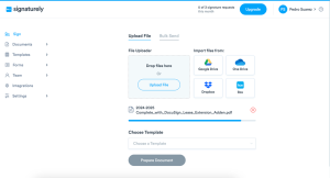 Sign DOCX Online: Free Digital Signature Tool | Signaturely